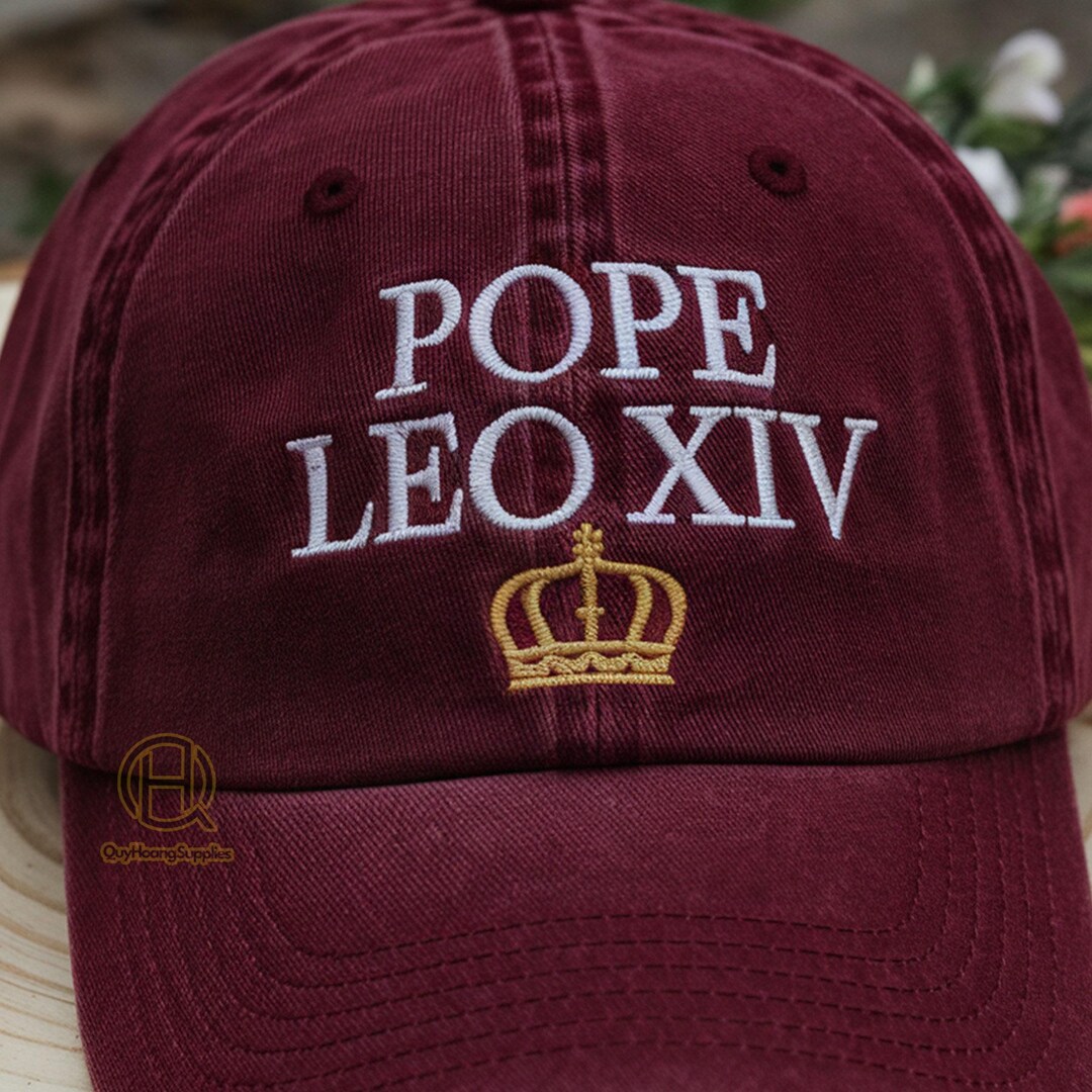 Embroidered Pope Leo XIV Baseball Hat, the People’s Pope Hat, Vatican ...