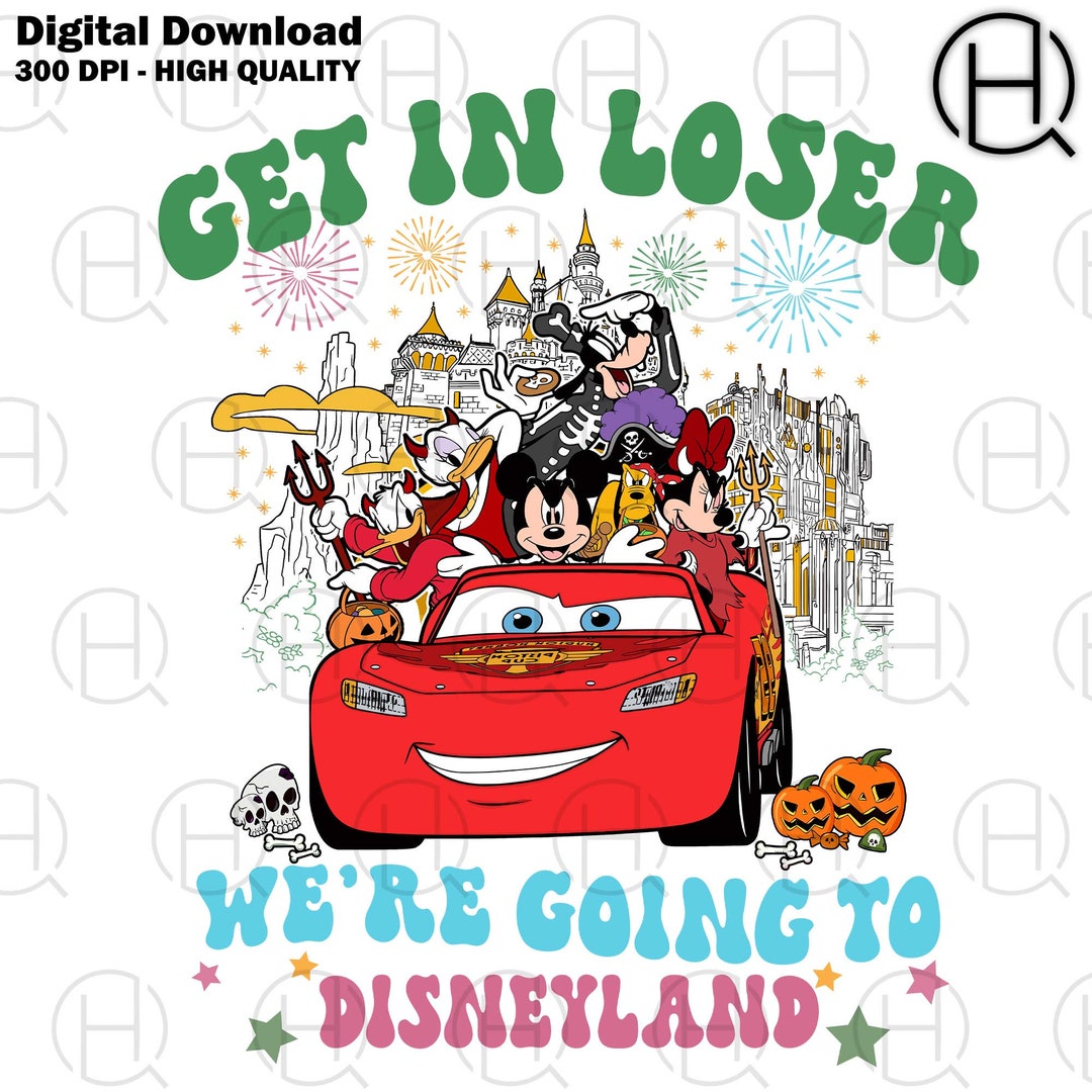 Halloween Mouse and Friend Png, Get in Loser Halloween Cartoon Png ...