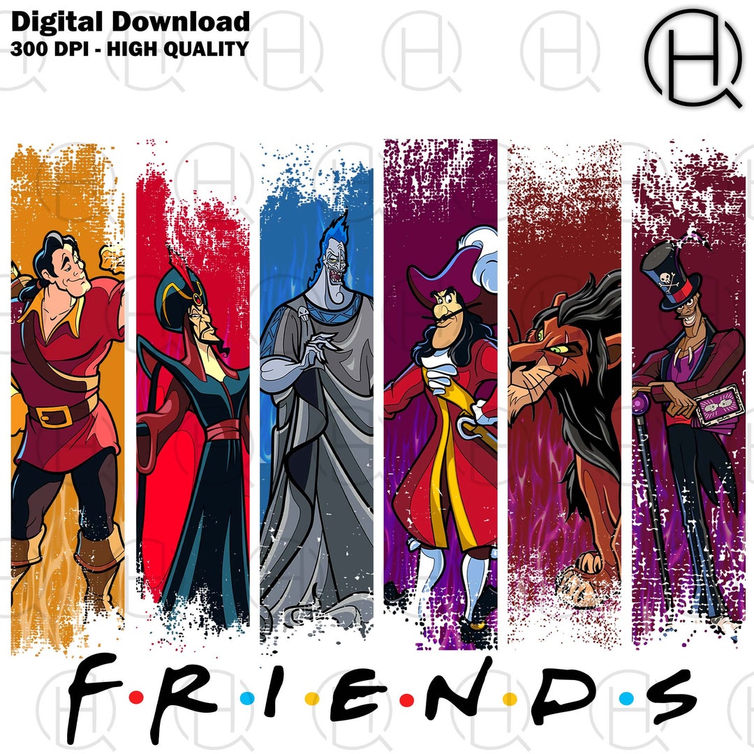 Retro Villains Friends Png, Halloween Character Png, Halloween Villains ...