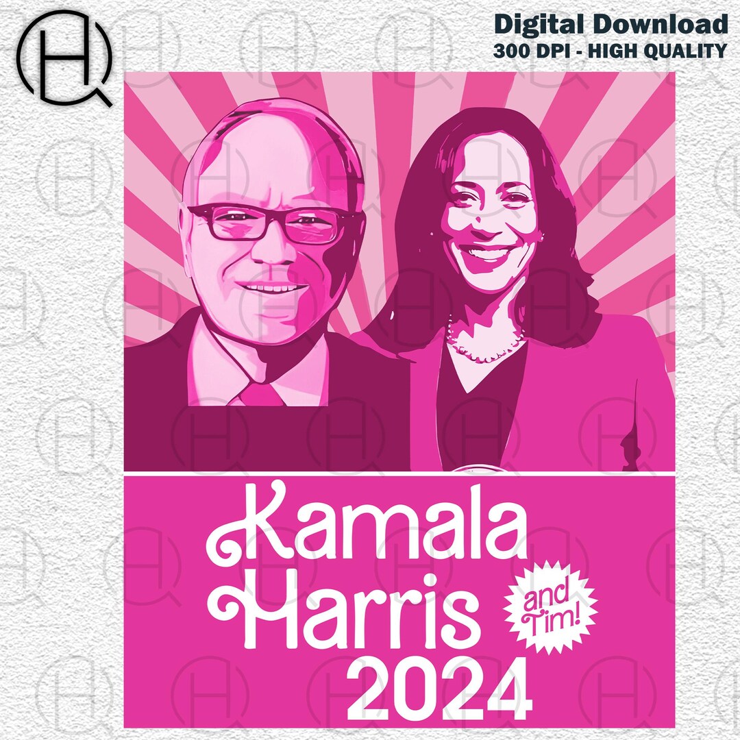 Harris Walz Png, Tim Walz Quotes Png, Democrat Design, Kamala Harris ...