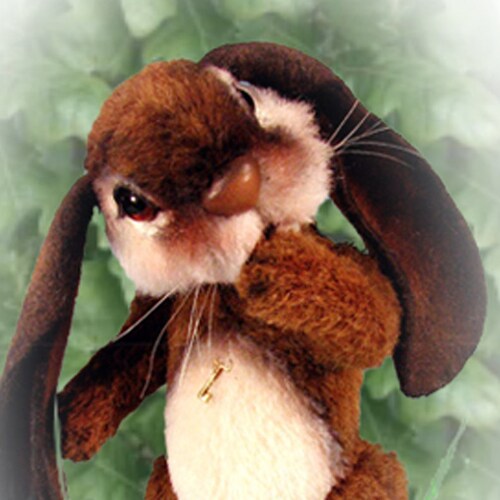 Artist Bunny PDF DIY Rabbit Pattern Teddy Bear Pattern - Etsy