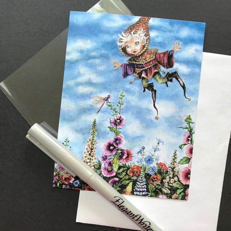 Pixie Note Cards - Etsy