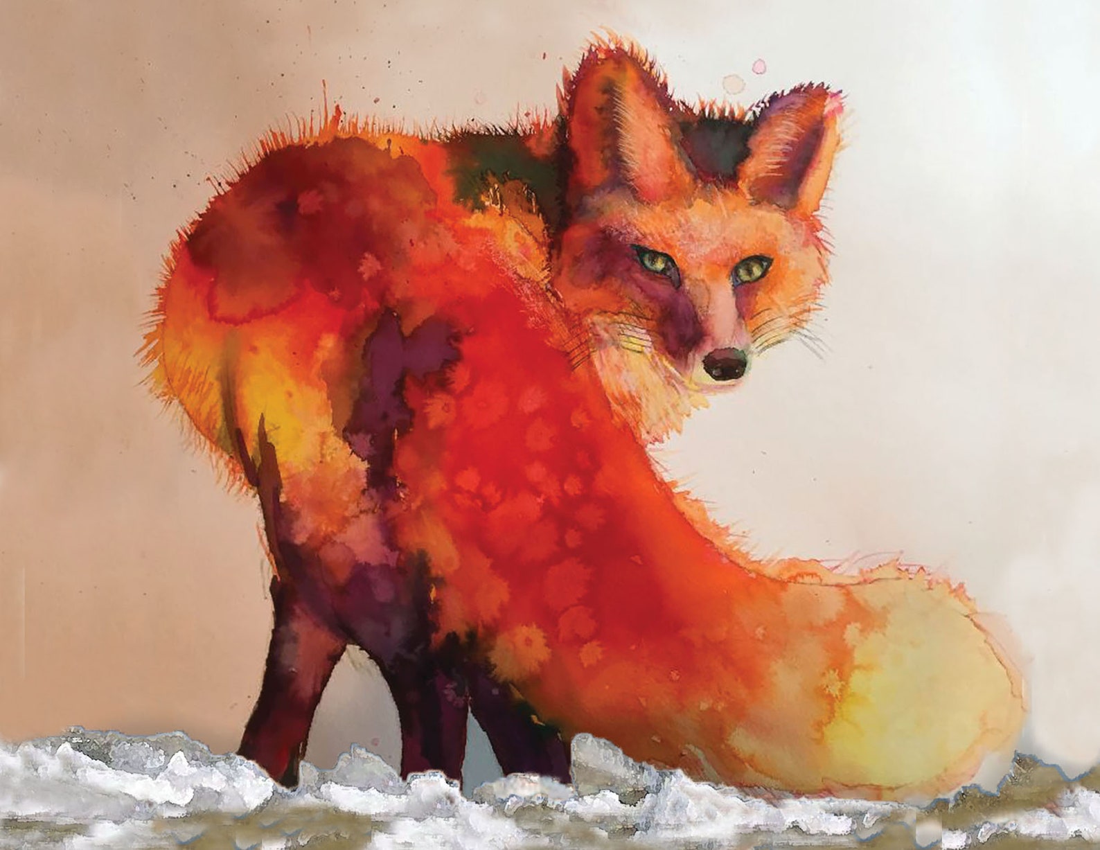 5 Red Fox Note Cards 5 Spirit Fox Cards Native Totem Fox | Etsy