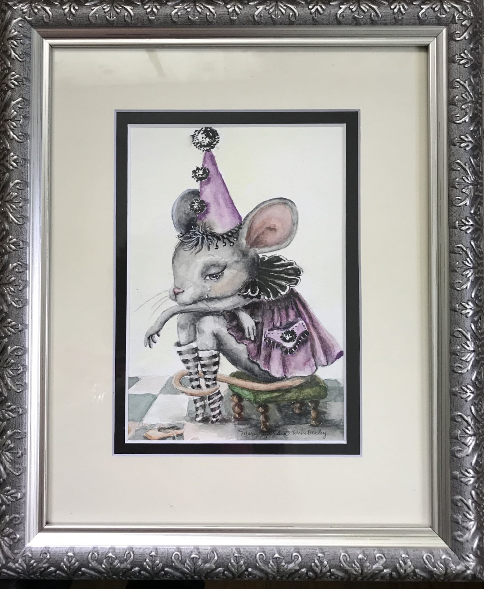 Watercolor Mouse Mouse Illustration Mouse Art Print - Etsy