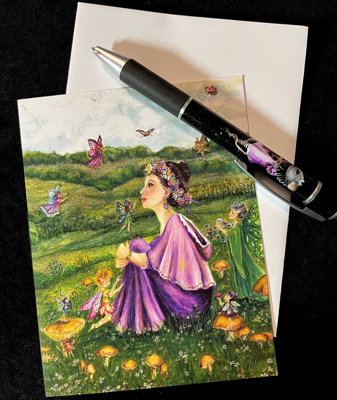 Fairy Card, Healing Fairies, Fairy Visitation, Fairy Ring Card, Healing ...