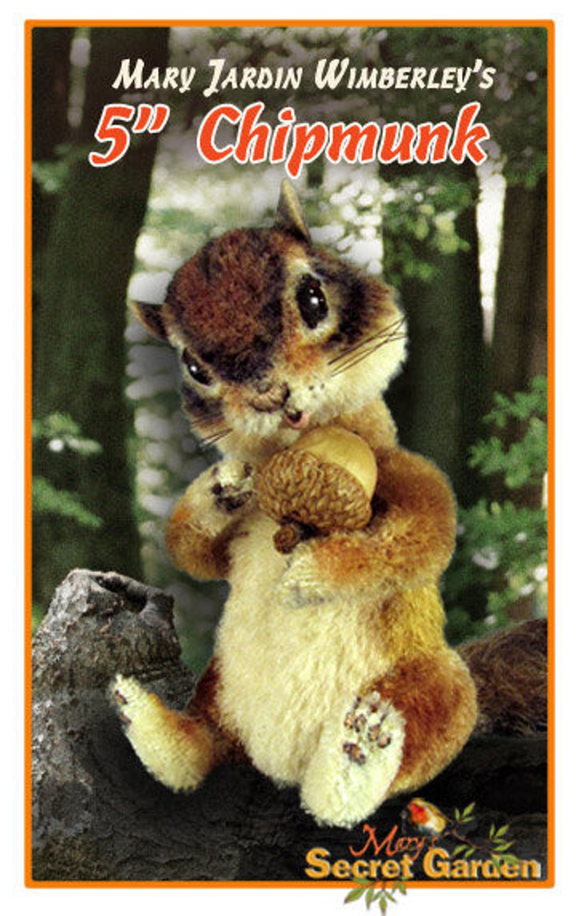 Chipmunk Sewing Pattern Chipmunk PDF DIY Chipmunk Pattern - Etsy