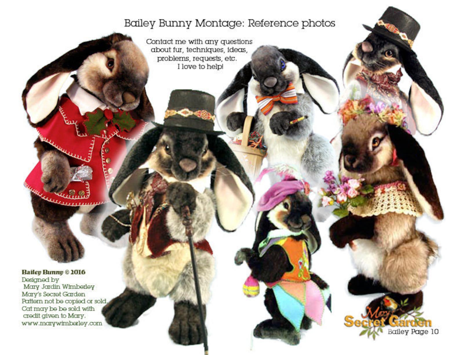 Bunny Sewing Pattern, Plush Rabbit PDF, DIY Rabbit Pattern, Teddy Bear ...