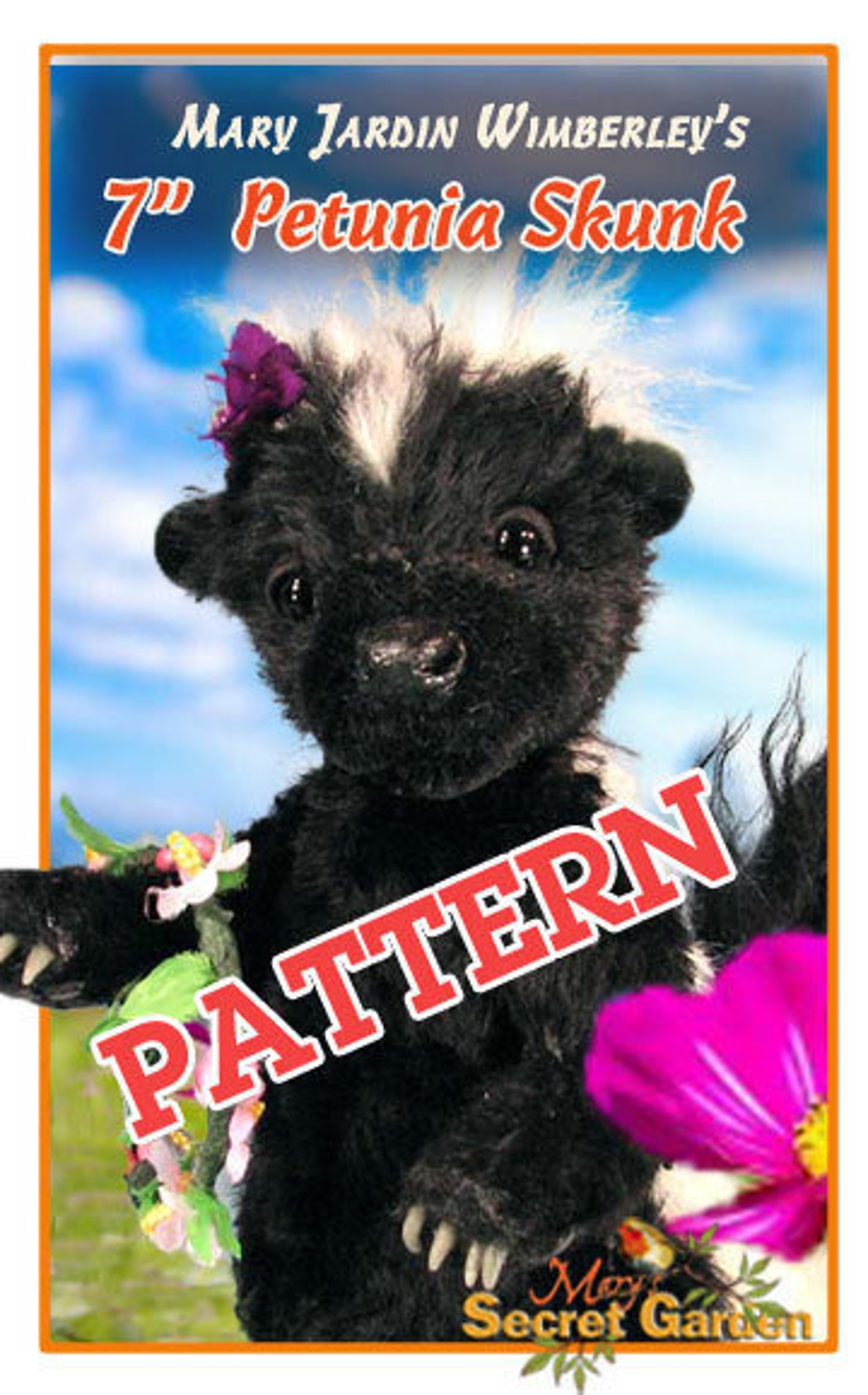 Skunk Sewing Pattern Mohair Skunk PDF DIY Skunk Pattern - Etsy