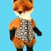 Fox Sewing Pattern Plush Fox Realistic Fox PDF (Download Now) - Etsy