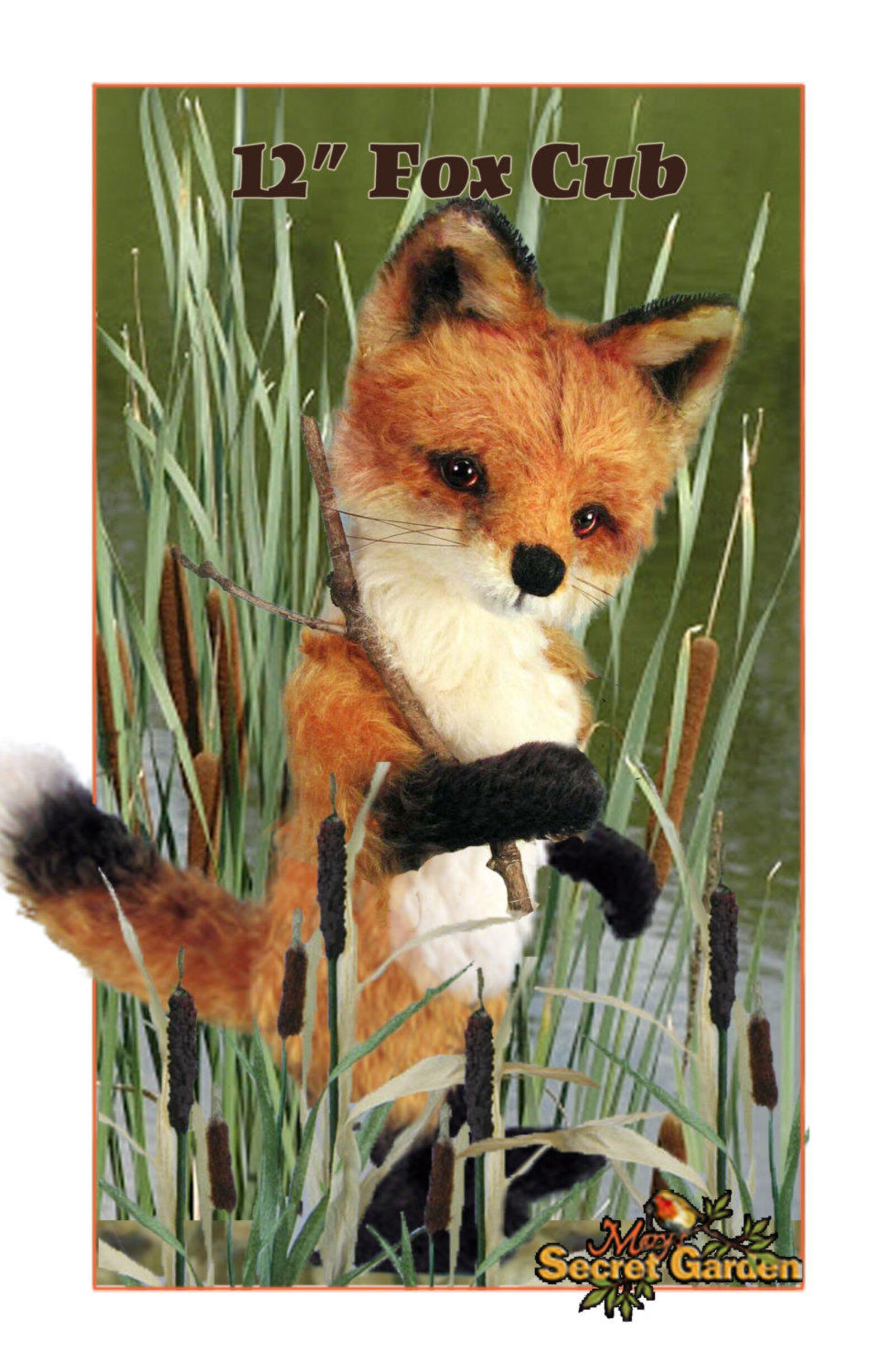 Fox Sewing Pattern Plush Fox Realistic Fox PDF DIY Fox - Etsy