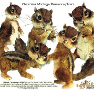 Chipmunk Sewing Pattern, Chipmunk PDF, DIY Chipmunk Pattern, Teddy Bear ...