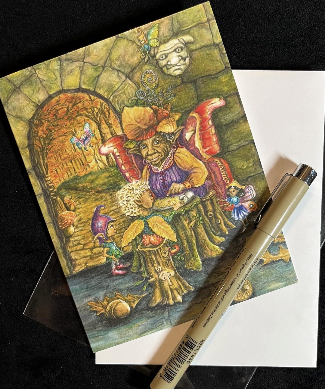 Grandmother Art, Healing Crone, Fairy Goddess, Moth Fairy, Fairy of ...