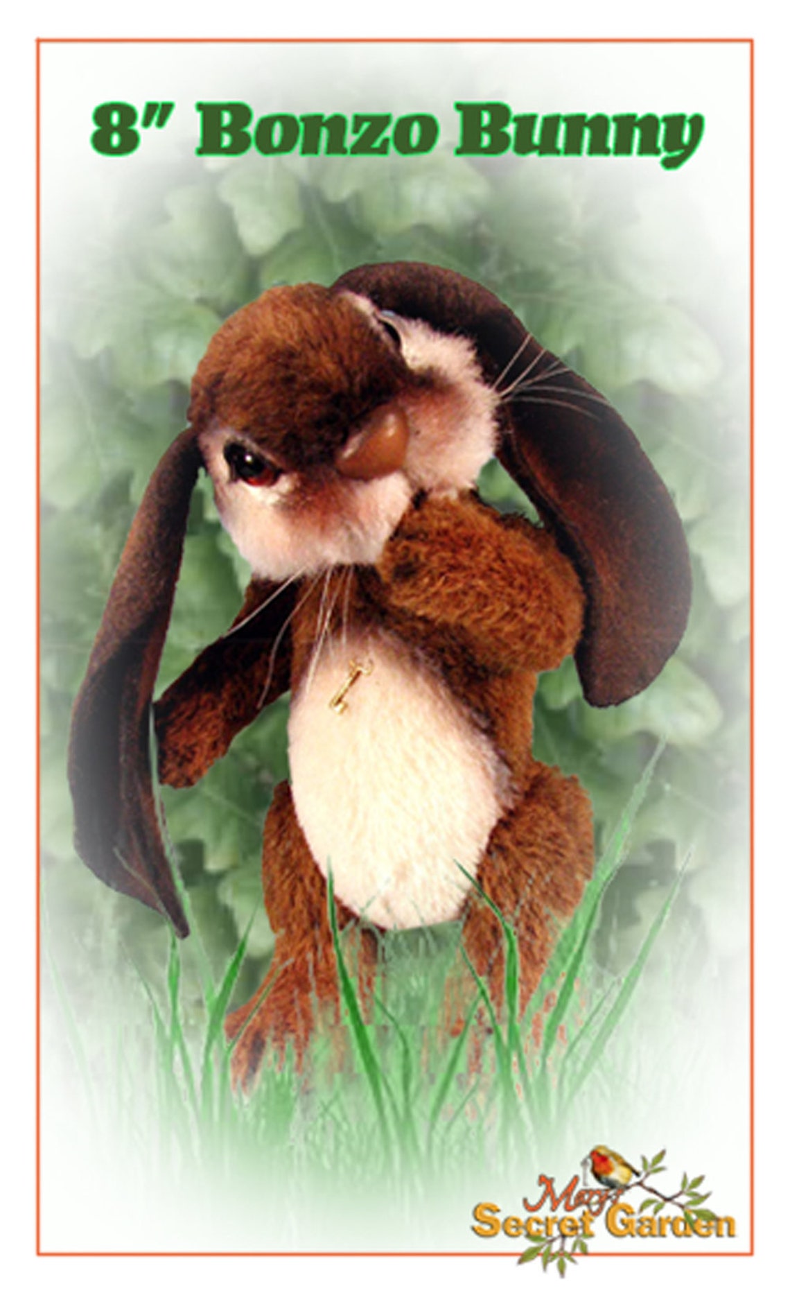 Artist Bunny PDF DIY Rabbit Pattern Teddy Bear Pattern - Etsy