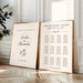 Seashell Beach Wedding Seating Chart Template, Coastal Ocean Reception ...