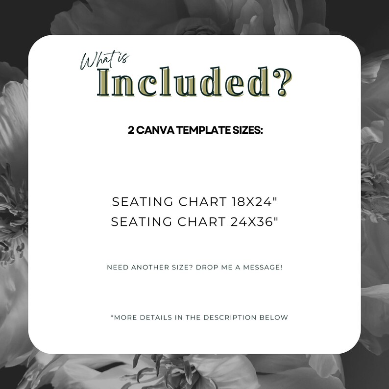 Vintage Art Nouveau Seating Chart Template, Seating Plan Template ...