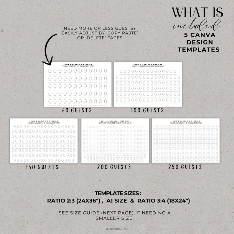 Wedding Guest Book Alternative, Interactive Wedding Games, Draw Your ...