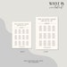 Seashell Beach Wedding Seating Chart Template, Coastal Ocean Reception ...
