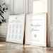 Seashell Beach Wedding Seating Chart Template, Coastal Ocean Reception ...