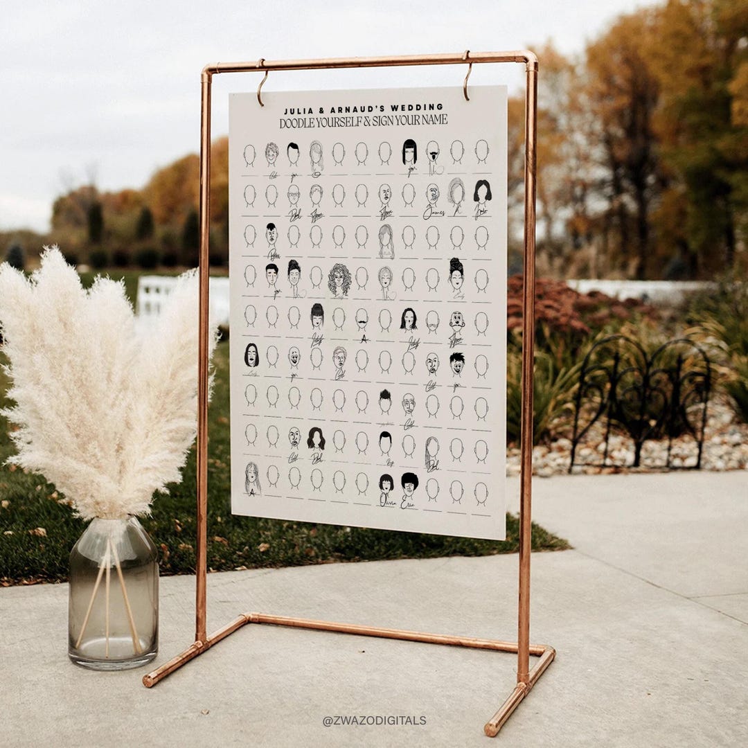 Wedding Guest Book Alternative, New Guest Book Idea, Unique Guest Book ...