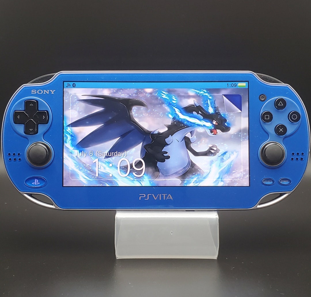Custom Charizard Theme PS Vita OLED W/ TONS of Games message for ...