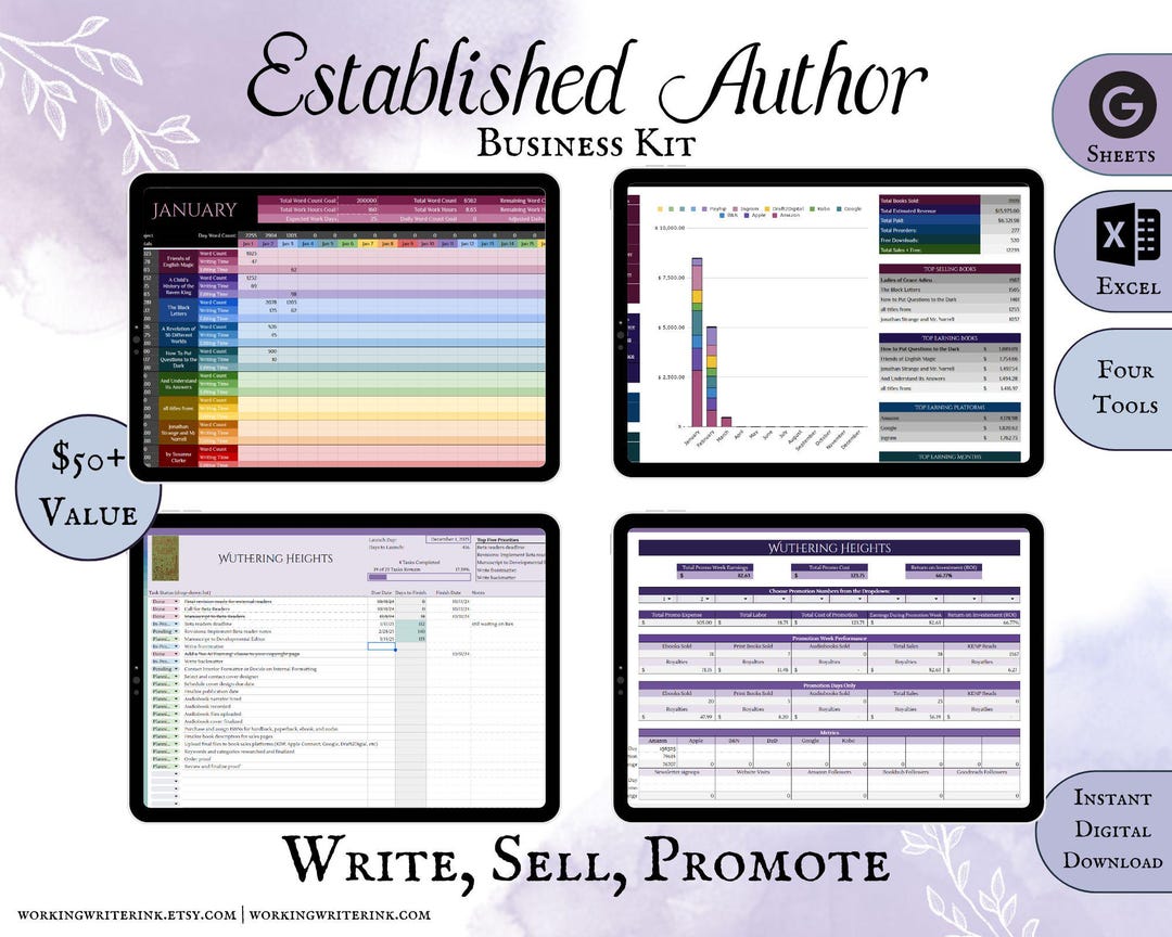 Established Author Business Toolkit - Etsy