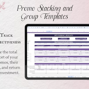 Book Promotion Tracker - Launch and Marketing for Indie Authors - Etsy