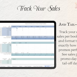 Book Promotion Tracker - Launch and Marketing for Indie Authors - Etsy