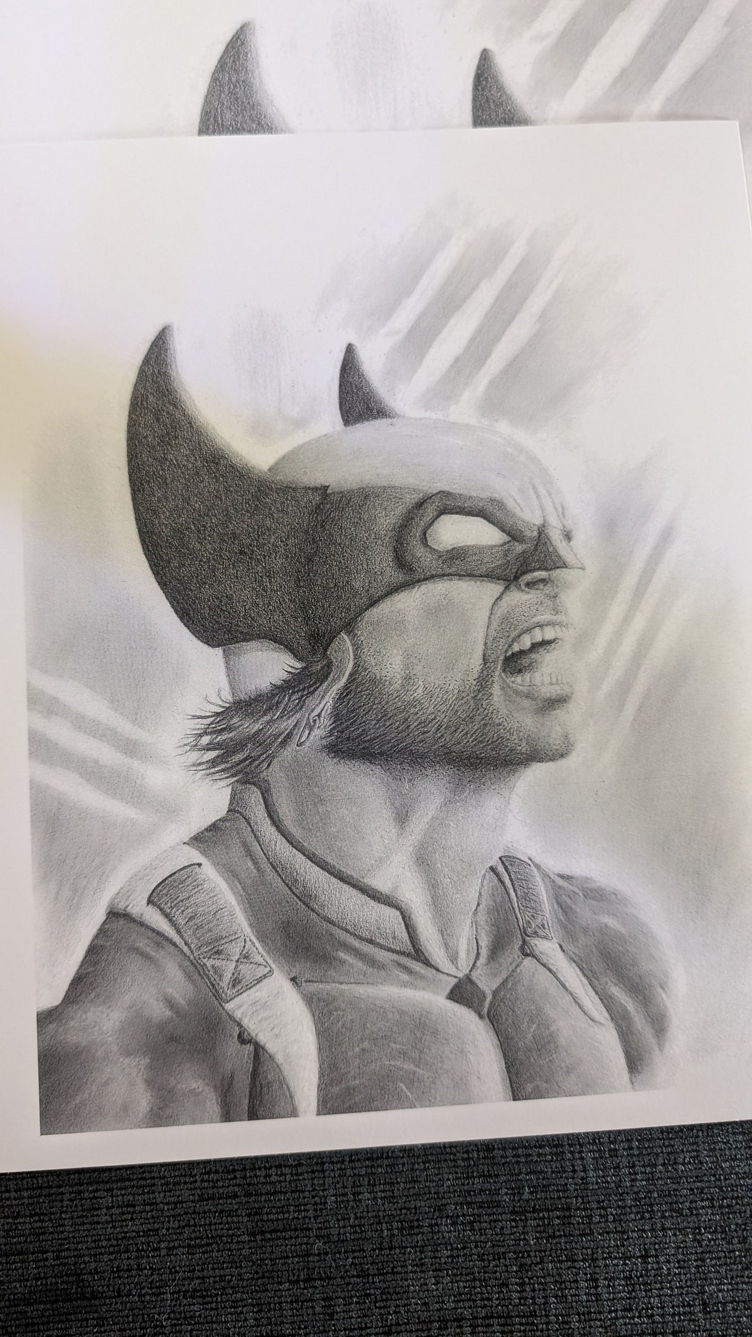 Wolverine. Print of a Graphite Drawing - Etsy