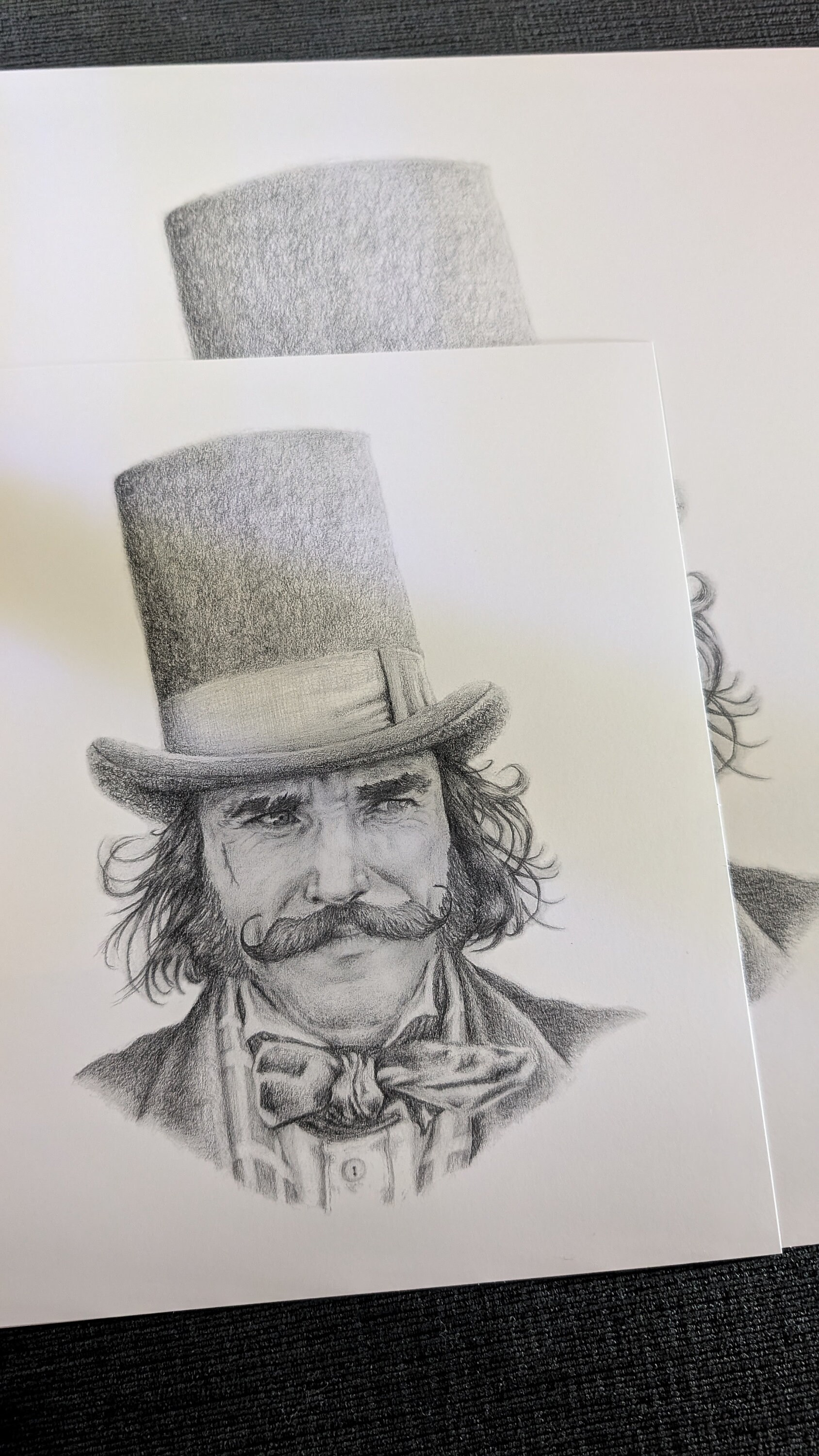 Print of a Drawing. Bill "the Butcher" From the Movie Gangs of New York ...