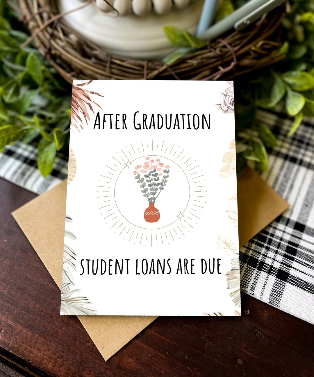 Funny Graduation Card After Graduation Student Loans Are Due After ...