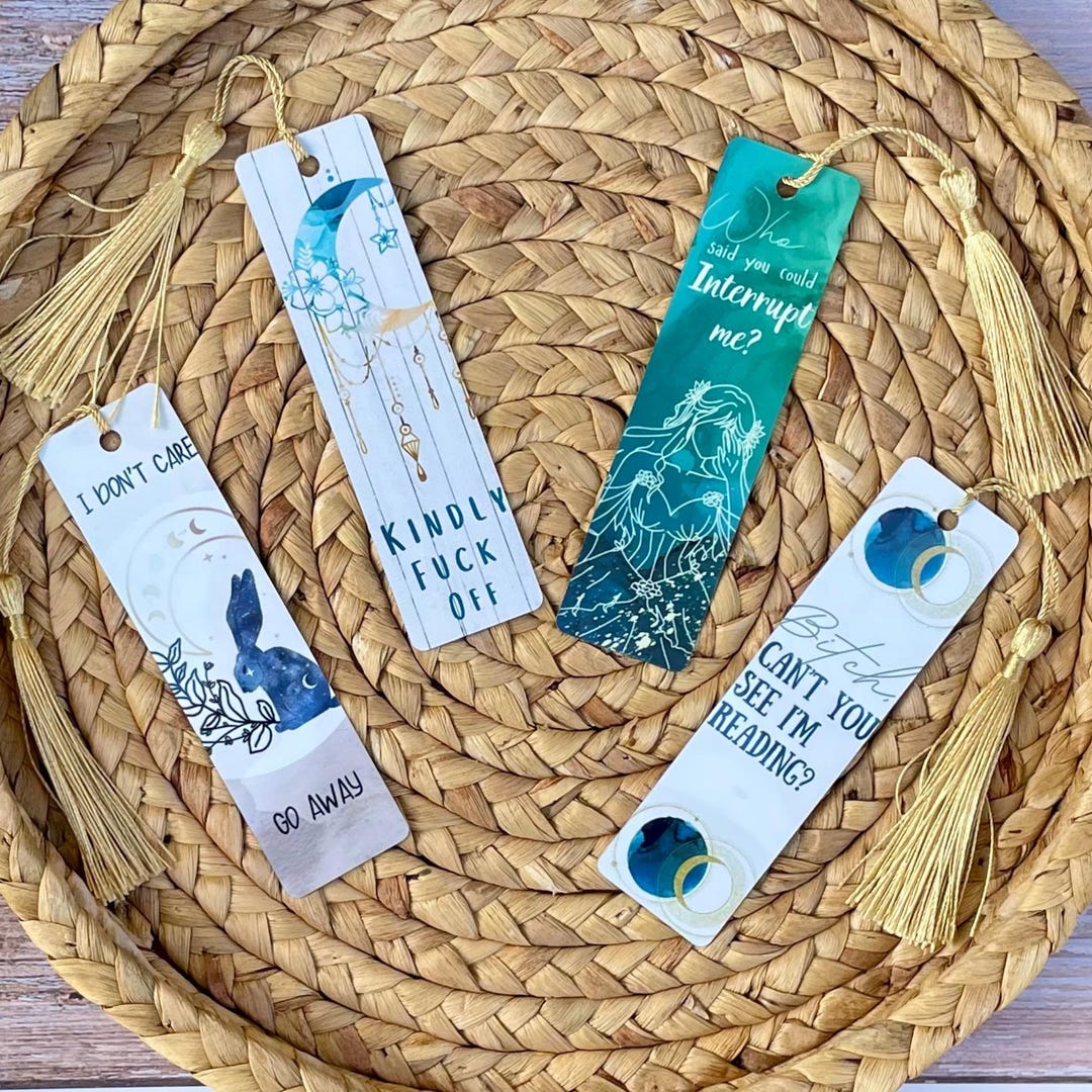 Small Attitude Bookmarks | Sassy Sublimation Bookmarks | Metal Aluminum ...