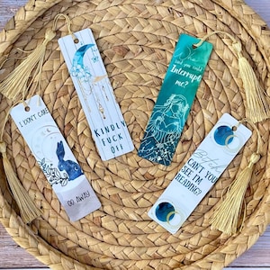 Small Attitude Bookmarks | Sassy Sublimation Bookmarks | Metal Aluminum ...