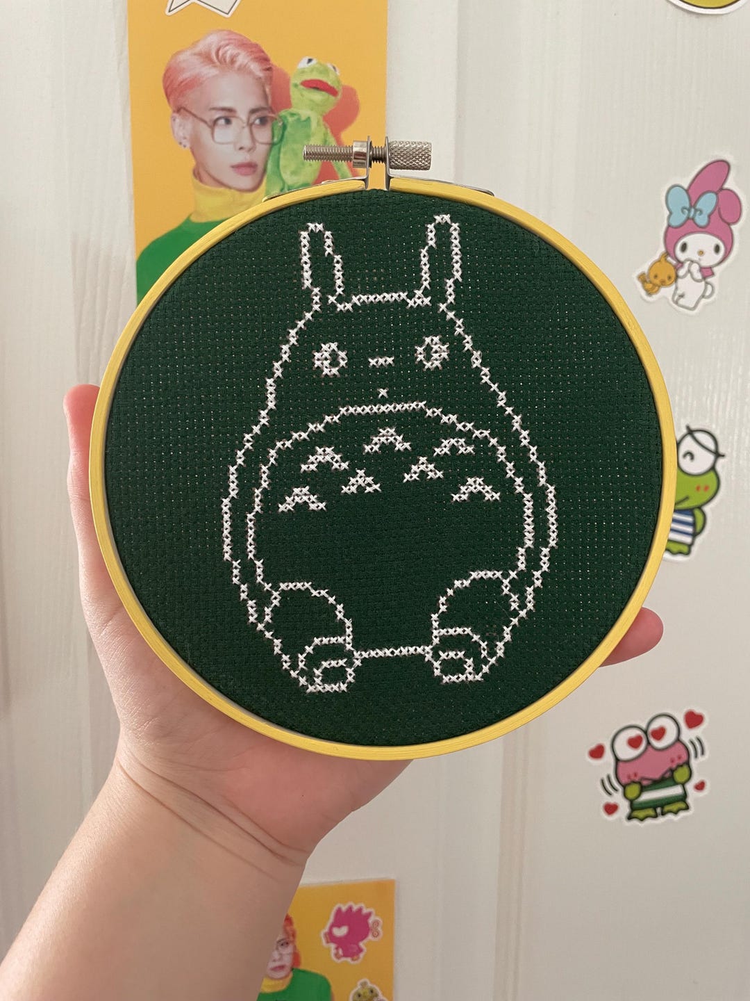 Totoro Cross Stitch Frame - Etsy