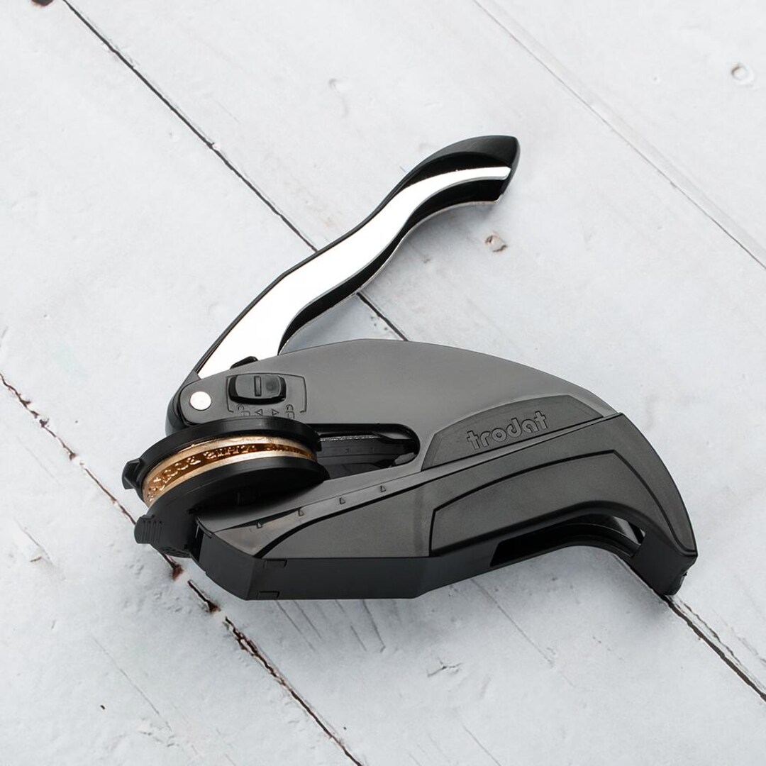 Custom Logo Embossing Stamp, Logo or Emblem Embosser, Library Book ...