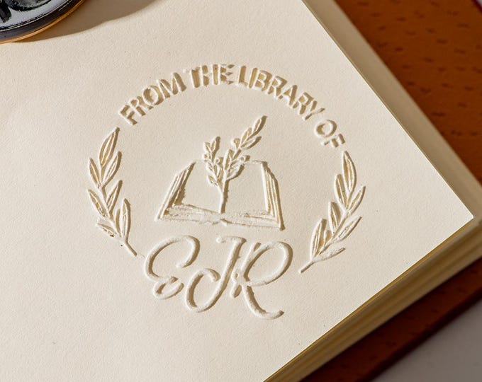 Custom Logo Embossing Stamp, Logo or Emblem Embosser, Wedding Logo ...