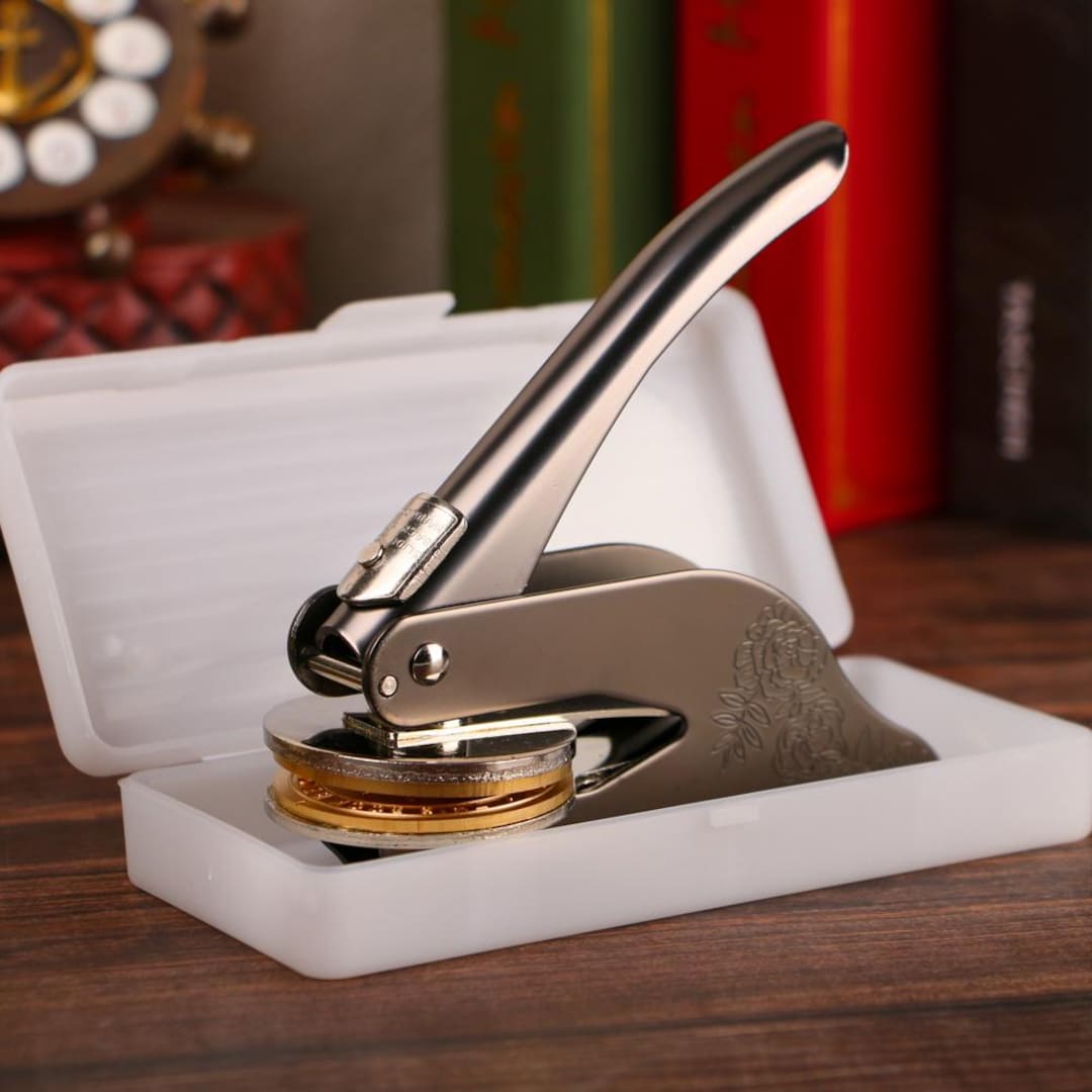 Ex Libris Embosser, Custom Embosser Stamp, Custom Library Embosser ...