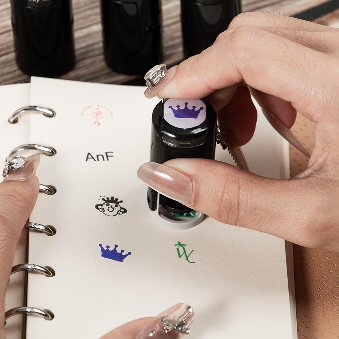 Custom Loyalty Card Stamp, Custom Mini Loyalty Card Stamp, Self Inking ...