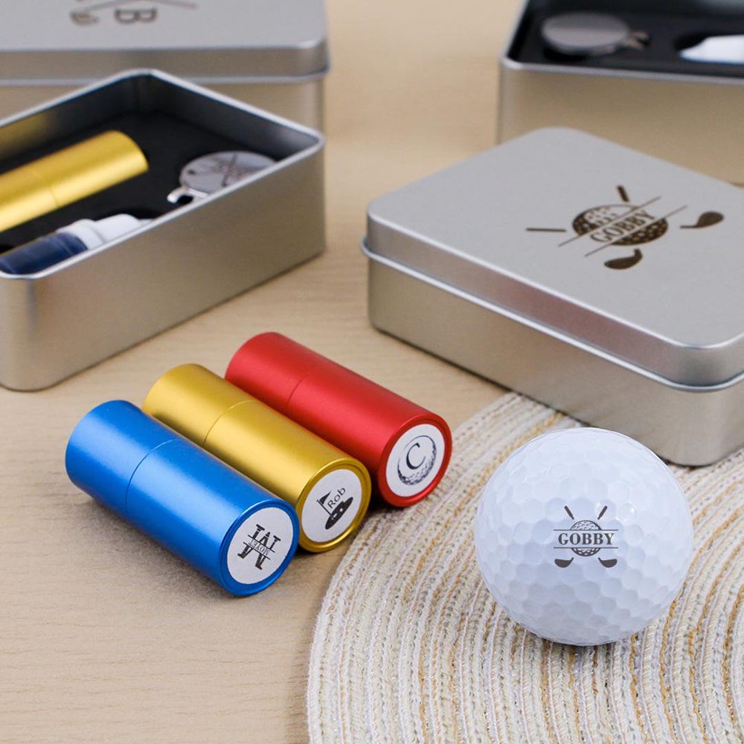 Custom Golf Ball Stamp, Golf Ball Marker, Custom Christmas Gift ...