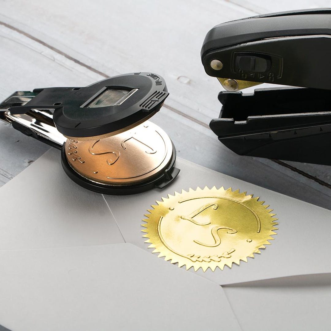 Logo or Emblem Embosser, Library Book Embosser, Custom Logo Embossing ...