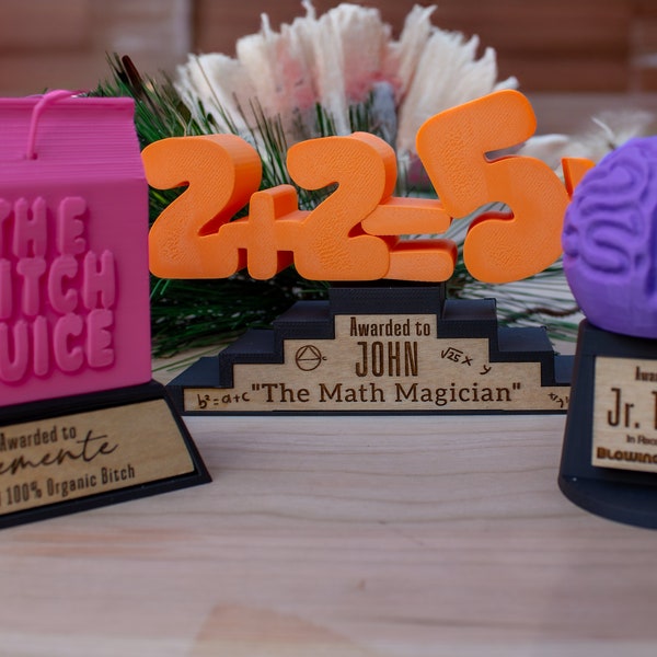 Custom Trophies Math - Etsy