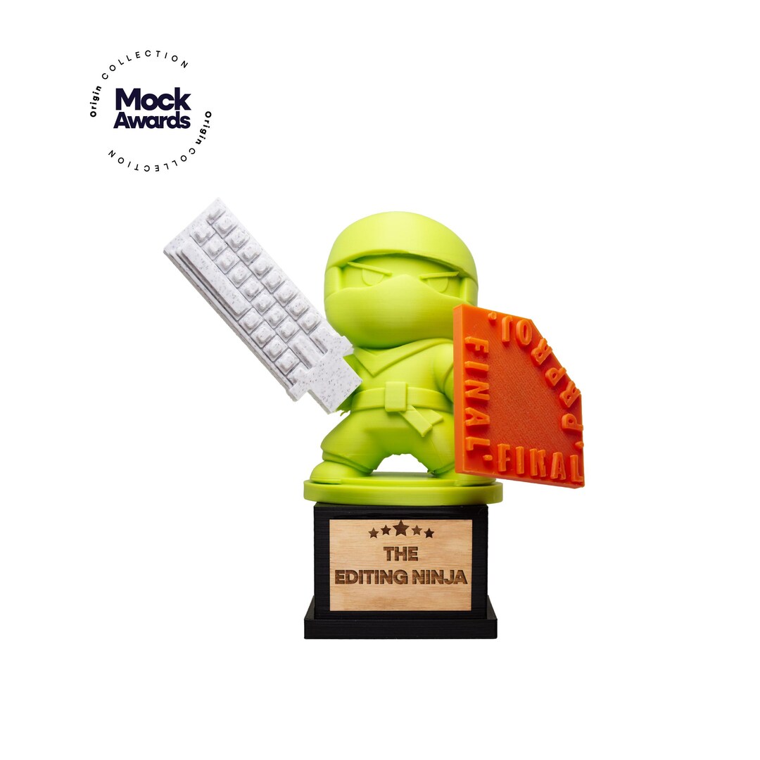Editing Ninja Trophy: the Ultimate Gift for Editors and Project ...