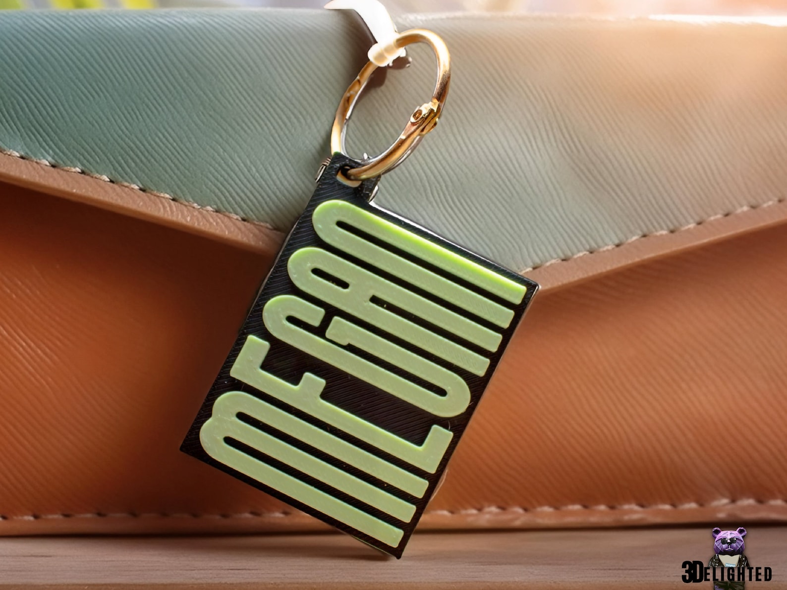 Personalized 3D Printed Name Keychain, Customizable Colorful Keyring ...