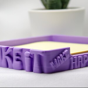 Colorful 3d-printed Affirmation Desk Organizers, You Got This, You Are ...