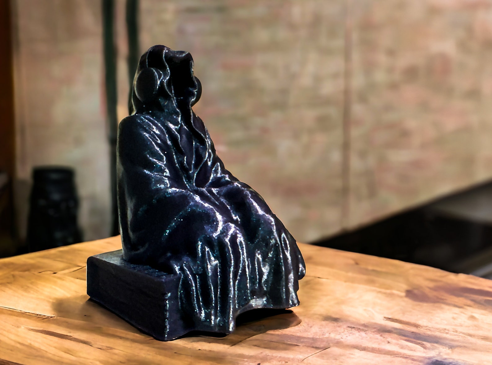 Unique 3d-printed Grim Reaper With Headphones – Sitting on a Book ...