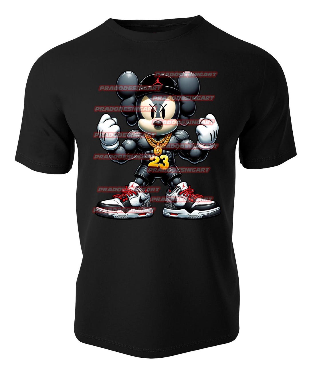 MICKEY MOUSE GYM Fitness Hip Hop Gaffiti Sneakers Modern Hustle ...