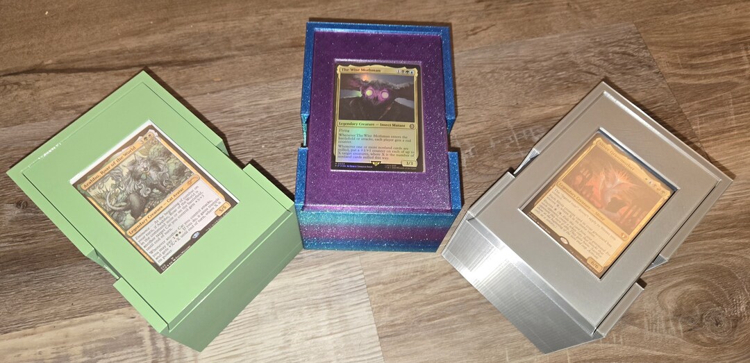 3D Printed Deck Box for 100 Double Sleeved Cards With Dice Storage - Etsy