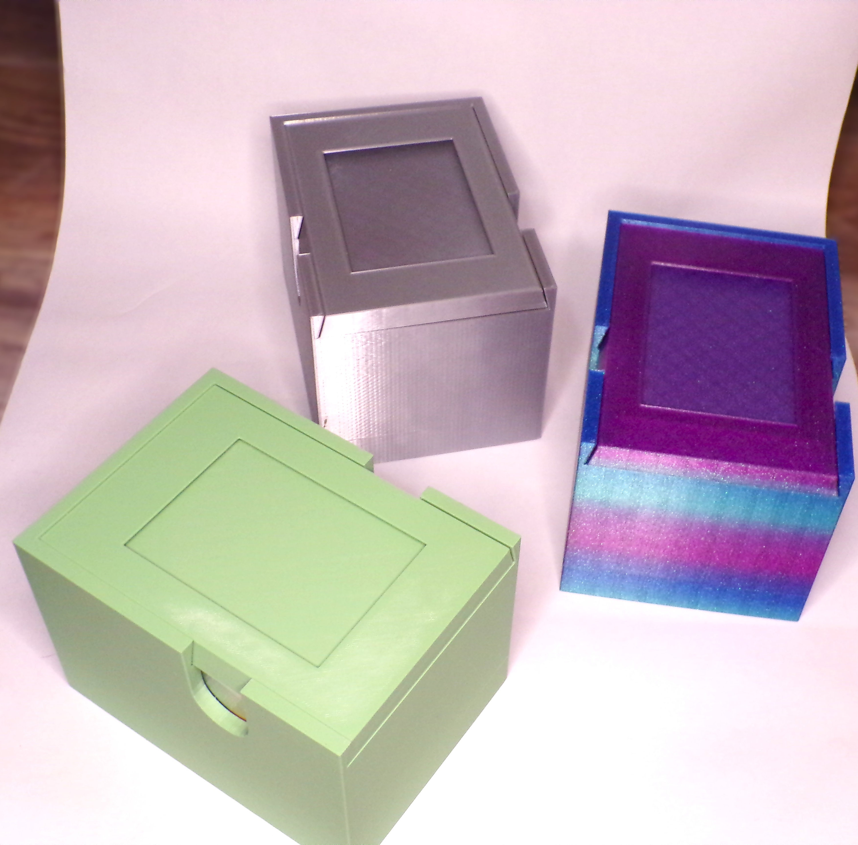 3D Printed Deck Box for 100 Double Sleeved Cards With Dice Storage - Etsy