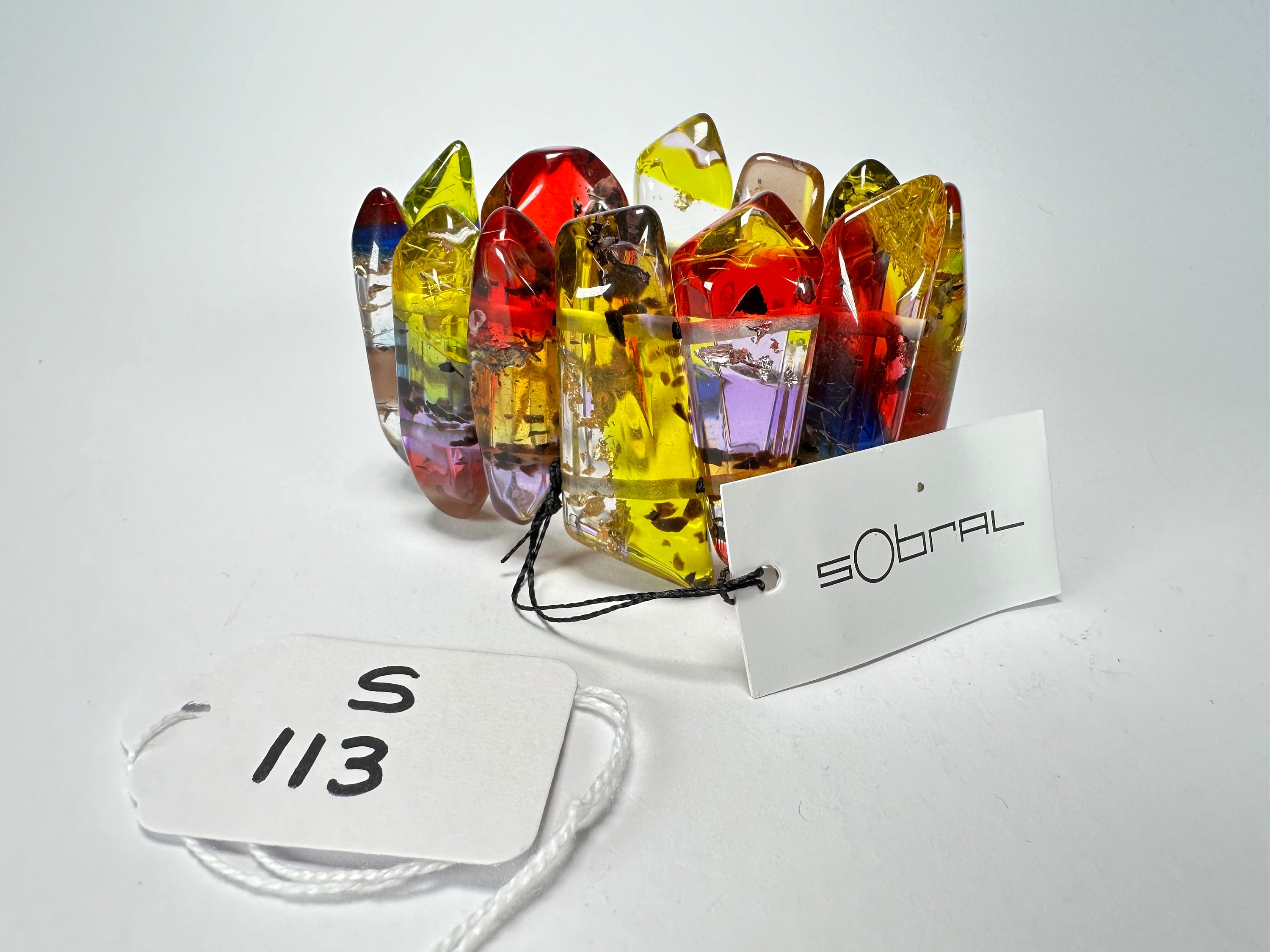 Official Sobral Sobralita itaperica Elasticated Resin Bracelet 005377 ...