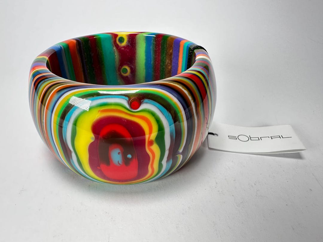 Official Sobral Pop Art pb 50 Solid Resin Bangle 000932 - Etsy