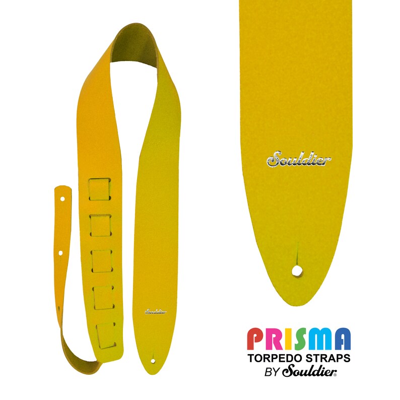 Souldier 'prisma' Rainbow Leather Torpedo Guitar Straps - Free Shipping ...